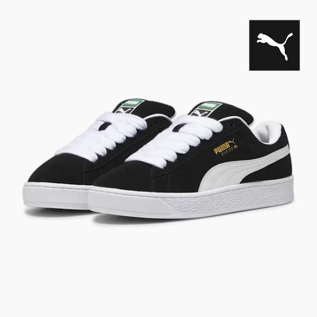 プーマ スウェード PUMA SUEDE XL 395205-02 メンズ レディース スニーカー 黒 スエード[PU2]