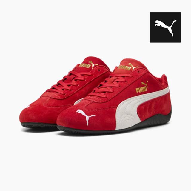 毎日発送 プーマ スピードキャット OG PUMA SPEEDCAT OG 398846-02 メンズ レディース スニーカー 赤白 スエード[PU1]