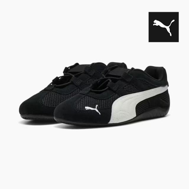 毎日発送 プーマ スピードキャット ゴー PUMA SPEEDCAT GO 403589-01 レディース スニーカー 黒白 スエード メッシュ[PU1]