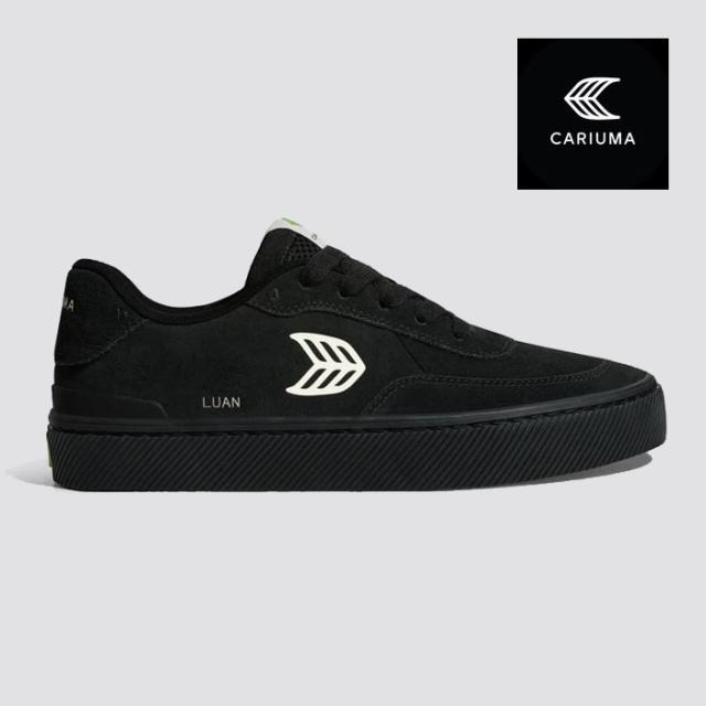 CARIUMA カリウマ スケートボードシューズ スニーカー LUAN PRO メンズ オールブラック 黒 スエード ルアン・オリベイラ プロ ALL BLACK/IVORY 472402B13[PU2]