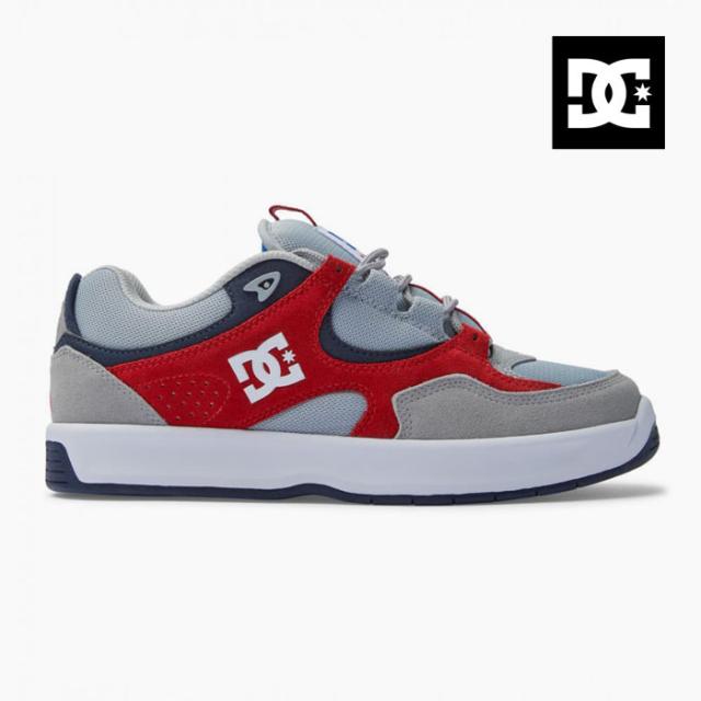 DC スニーカー スケシュー DC SHOES KALYNX ZERO S DS234001 GRF ディーシーシューズ メンズ カリンクス ゼロ スケート スケートシューズ スニーカー グレー 赤 スエード[PU2]