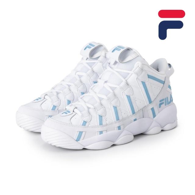毎日発送 フィラ FILA メンズ レディース スニーカー STACKHOUSE SPAGHETTI 95/25 スタックハウススパゲティ 復刻 ハイカット バスケットシューズ シグネチャーモデル 白 MFW25064 117 NBA 靴