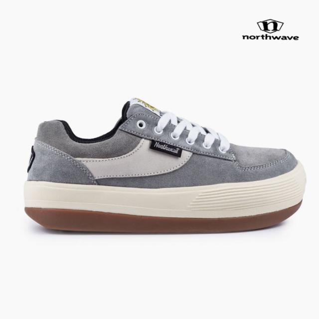 ノースウェーブ エスプレッソ スニーカー NORTHWAVE ESPRESSO SUEDE メンズ レディース グレー 白 スエード NW001 GRW[PU2]