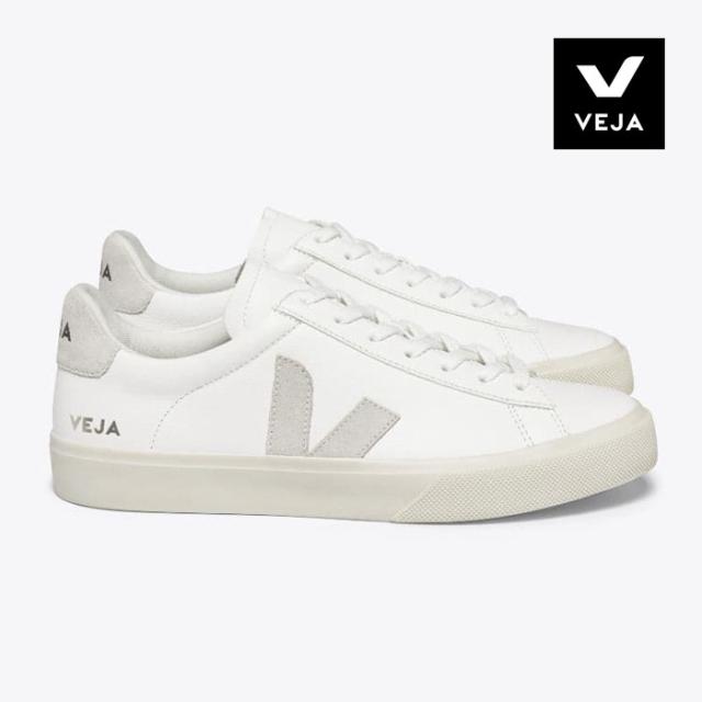VEJA スニーカー レディース CAMPO LEATHER WHITE NATURAL レザー 白 ベージュ クロームフリー CP052429[PU1]