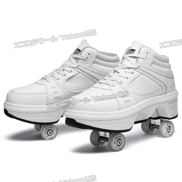 ローラーシューズ ローラースニーカー ローラースケート 子供/大人 USB充電 発光スニーカー 格納式で変形ローラースケート スケート 男女 子供の日 ksd10 ローラーシューズ ローラースニーカー ローラースケート 子供/大人 USB