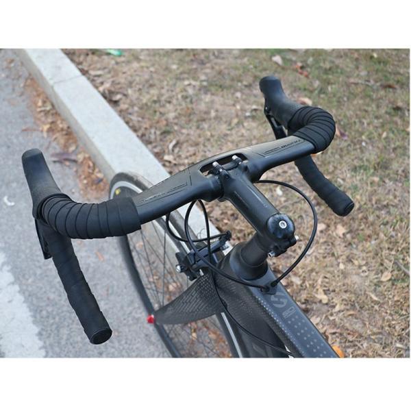 TOSEEKドロップハンドル 31.8*440mm カーボンハンドル ロードバイク