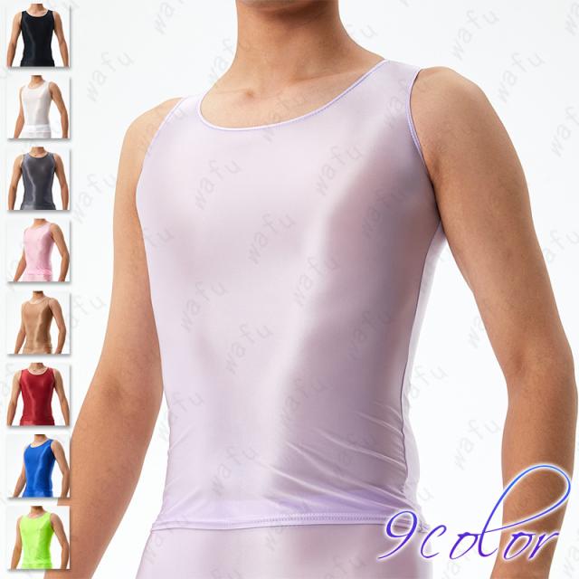 mz13#タンクトップ メンズ 光沢 当日発送 9color インナー ノースリーブ 紳士 シンプル 無地 袖なし ストレッチ 大きいサイズ トップス Tシャツ スリック 肌着の通販はau ...