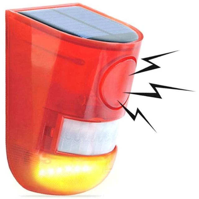 2個セット ソーラー 防犯アラーム LED警告灯 警報機 129db ブザー音 警告アラーム 太陽光充電 人感センサー IP65防水 盗難防止 防犯 屋外 防水の通販はau PAY マーケット ...