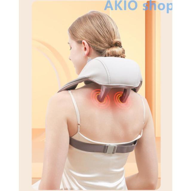 ネックマッサージャー 3D首マッサージ器 肩マッサージャー 肩こり 解消グッズ マッサージ機 首こり 疲労回復 マッサージ ネックマッサージャー マッサージ