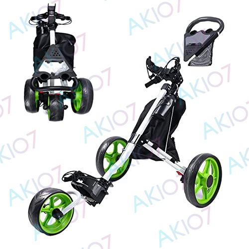 【折り畳み式&アルミ合金製】ゴルフカート プッシュプルゴルフ用カート ゴルフバッグカート  開閉簡単 練習収納 手引きゴルフクラブ ゴルフ用品 スポーツ用品