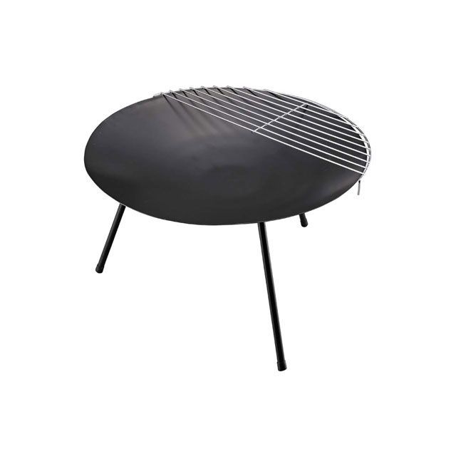 キャプテンスタッグ ラウンド ファイアベース（ブラック） CAPTAIN STAG