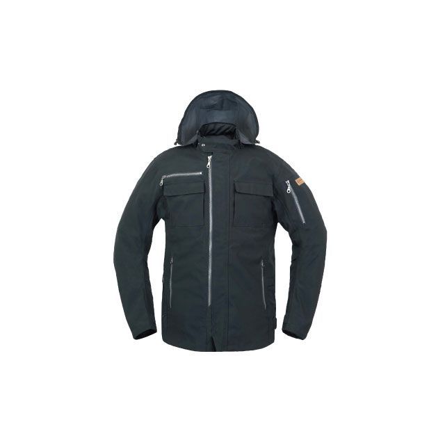 ラフ＆ロード RR7247 デュアルテックスストームパーカーFP（ブラック） サイズ BL Rough&Road