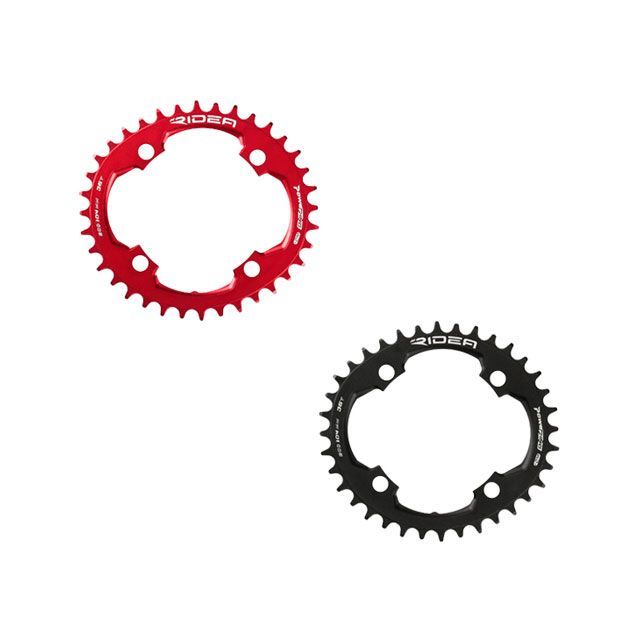 リデア（自転車） 36W2-LM4S1 Powering L W2T 4arms カラー 36T（BCD：104mm）レッド RIDEA