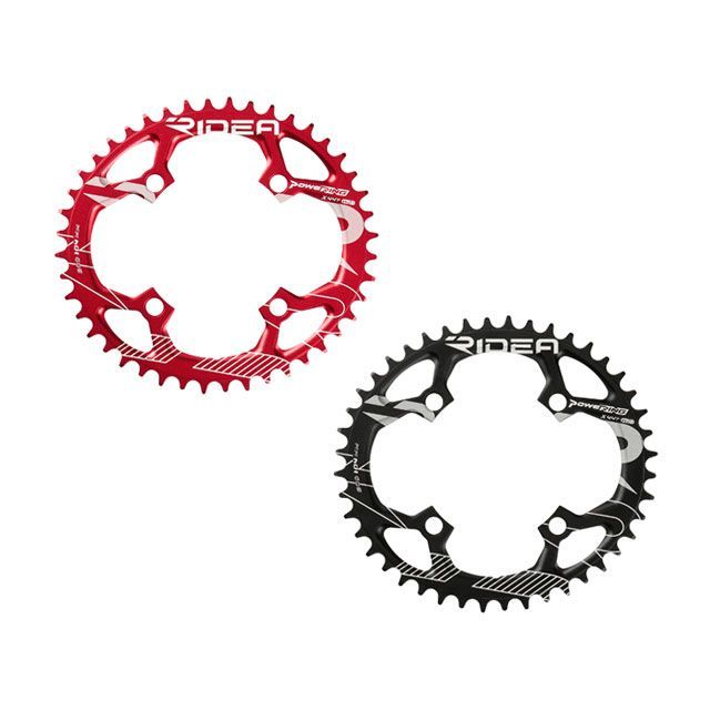 リデア（自転車） 44W2-LM4S1 Powering L W2T 4arms カラー 44T（BCD：104mm）ブラック RIDEA