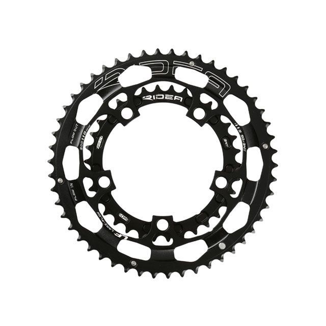 リデア（自転車） 5x/3x-LFR5CT Double Speed Chain Ring LF 5arms カラー 52T/36T（BCD：110…