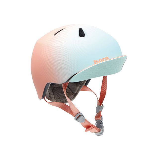 バーン（自転車） 自転車 幼児用ヘルメット bern（バーン）［NINO］ ニーノ 幼稚園年少対象（SATIN BLUE SUNSET GRADIE…