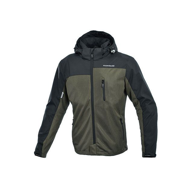 コミネ 2022年春夏モデル JK-114 プロテクトメッシュパーカ-テン（オリーブ） サイズ XL KOMINE