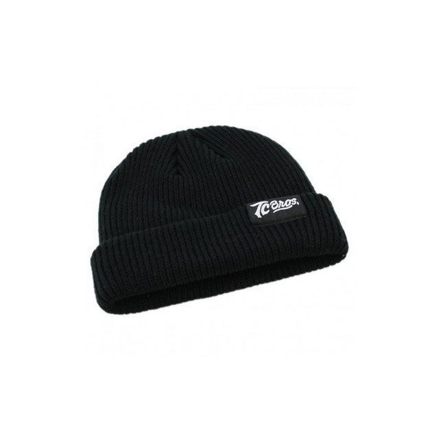 部品屋K&W ハーレー TC BROS製 ニットキャップ カラー ブラック K&W