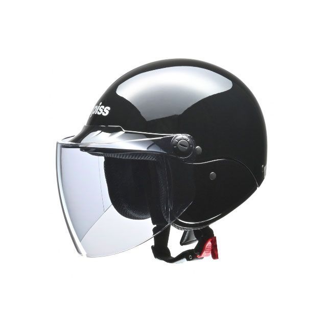 【メーカー直送】リード工業 apiss AP-603 セミジェットヘルメット カラー ブラック LEAD バイクの通販はau PAY ...