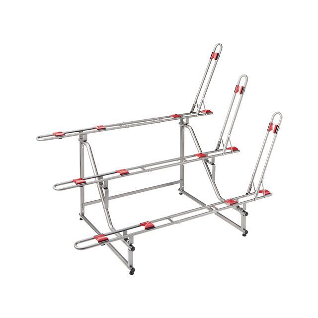 ミノウラ（自転車） EBS-3 雛壇式3台用展示台（ヱビス・スリー）/（グレーメタリック） MINOURA