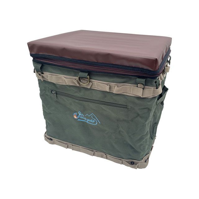 ジャムズゴールド キャンプ＆バイク JGC-983 SMASHED 保冷シートバッグ（カーキ） Jam's Gold Camp＆Bike