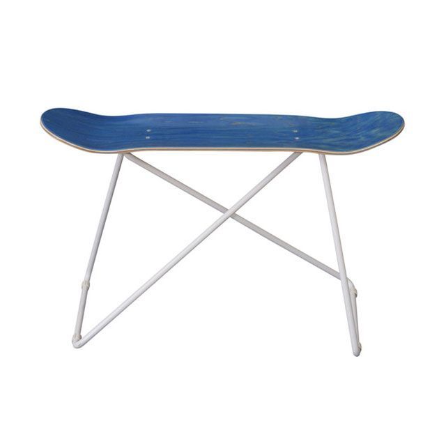 【メーカー直送】東谷 SF-201BL スケートボードスツール（ブルー） Azumaya