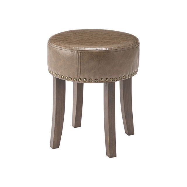 【メーカー直送】東谷 IW-557BR ボンデッドスツール（ブラウン） Azumaya