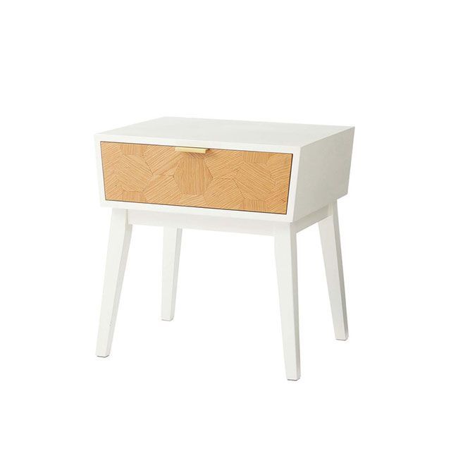 【メーカー直送】東谷 GT-311WH ナイトテーブル（ホワイト） Azumaya