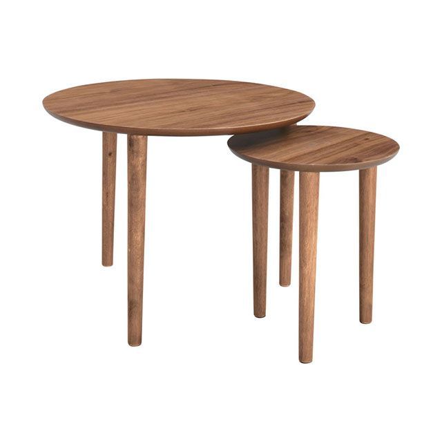 【メーカー直送】東谷 TAC-224WAL トムテ ラウンドネストテーブル Azumaya