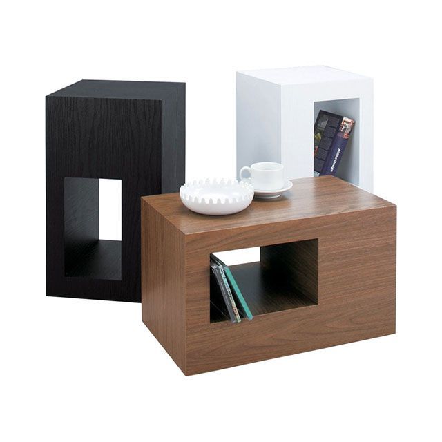 【メーカー直送】東谷 CEL-70BK セル サイドテーブル（ブラック） Azumaya