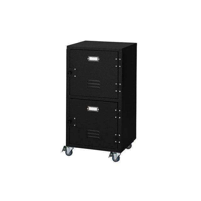 【メーカー直送】東谷 TPN-30BK チェスト2D（ブラック） Azumaya