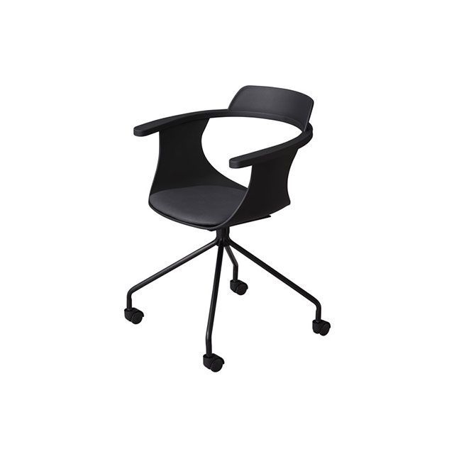 【メーカー直送】東谷 PC-986BK デスクチェア（ブラック） Azumaya