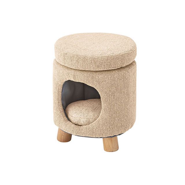 【メーカー直送】東谷 PET-61BE ペットスツール（ベージュ） Azumaya