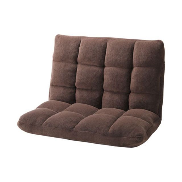 【メーカー直送】東谷 FKC-005BR もこもこワイドリクライナー（ブラウン） Azumaya