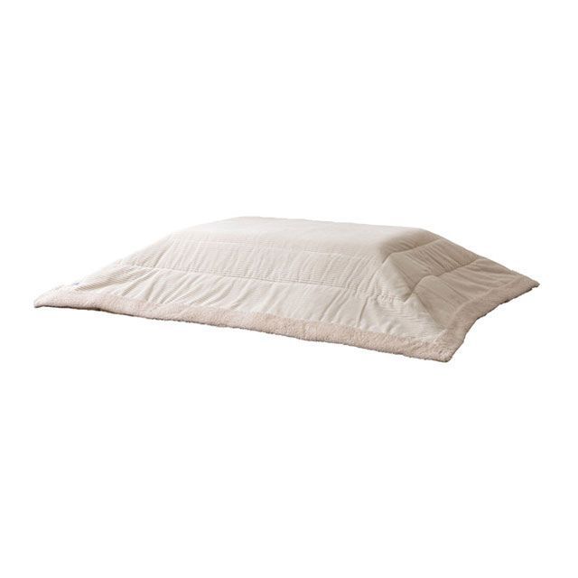 東谷 KK-142WH 薄掛けコタツ布団 長方形（ホワイト） Azumaya キャンプ