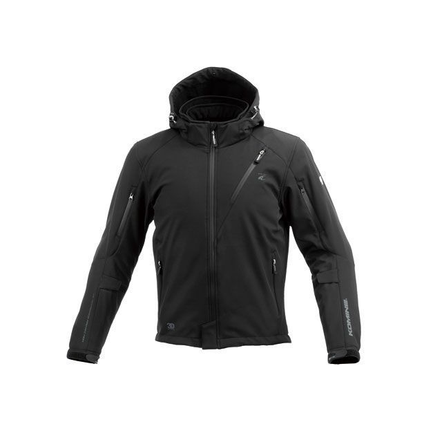 コミネ 2022-2023秋冬モデル JK-5792 プロテクトソフトシェルウィンターパーカ-IFU（ネオブラック） サイズ WL KOMINE