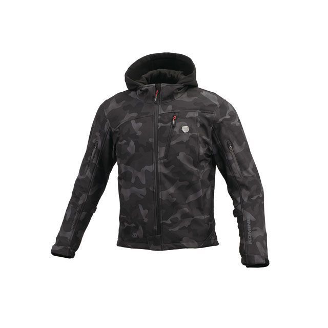 コミネ 2022-2023秋冬モデル JK-5902 プロテクトソフトシェルウインターパーカ（モノクロームカモ） サイズ L KOMINE バイクの通販はau PAY マーケット - モト ...