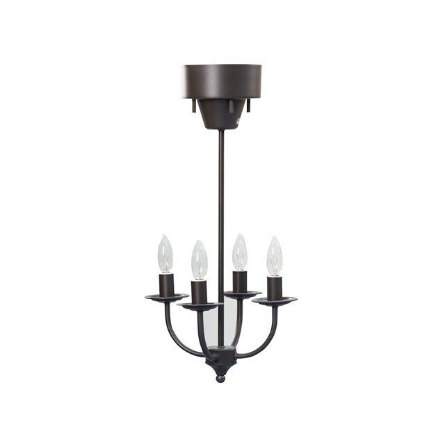 【メーカー直送】東谷 LHT-701ABR アーツ ライト 4バルブ（ブラウン） Azumaya