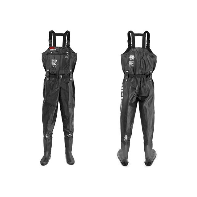 LAYLAX DRESS ウェーダー チェストハイウェーダー ラジアルソールAIRBORNE サイズ M LAYLAX