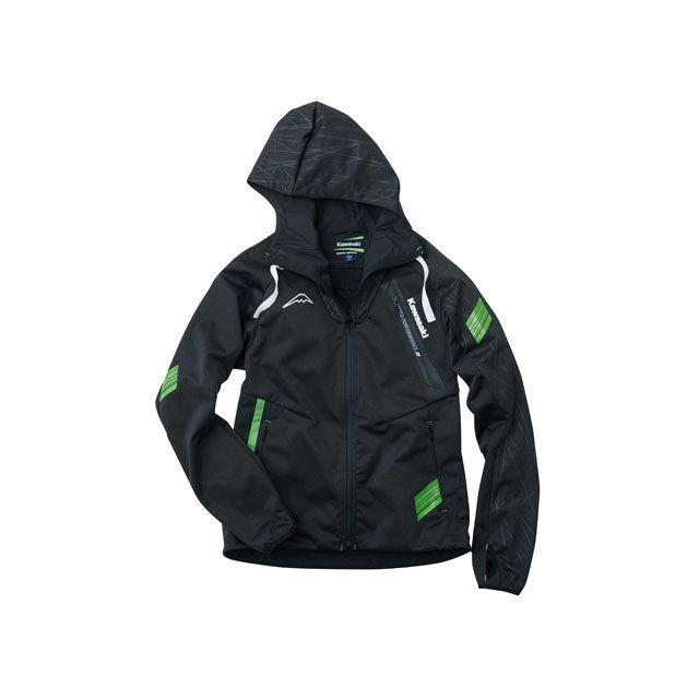 カワサキ 2022-2023秋冬モデル ミッドパーカー（ブラック） サイズ L KAWASAKI