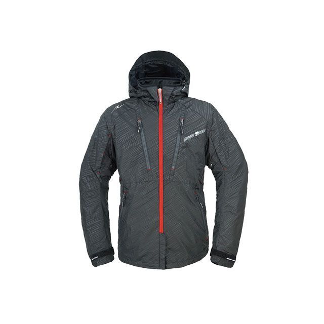 ラフ＆ロード RR7245 ラフパーカー（スラッシュブラック×レッド） サイズ L Rough&Road