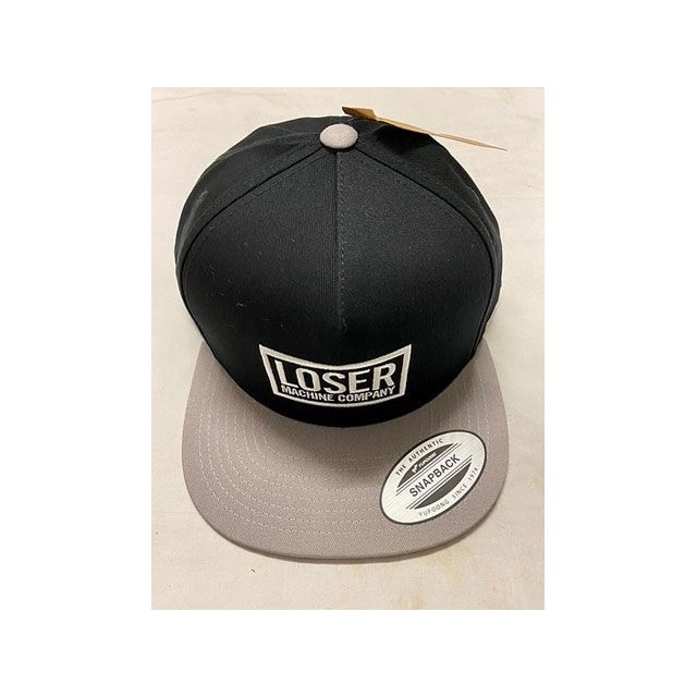 LOSER MACHINE COMPANY キャップ（ブラック×グレー） ルーザーマシーンカンパニー