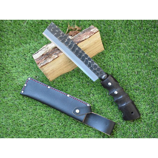 山人 槌目両刃竹割鉈 パラコードカラー ダイヤモンドパープル YAMABITO