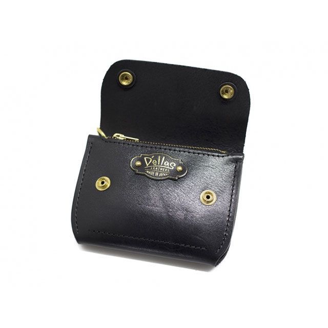 モーターロック D’ellas Leathers ライダースハーフウォレット DL-39 Motor Rock