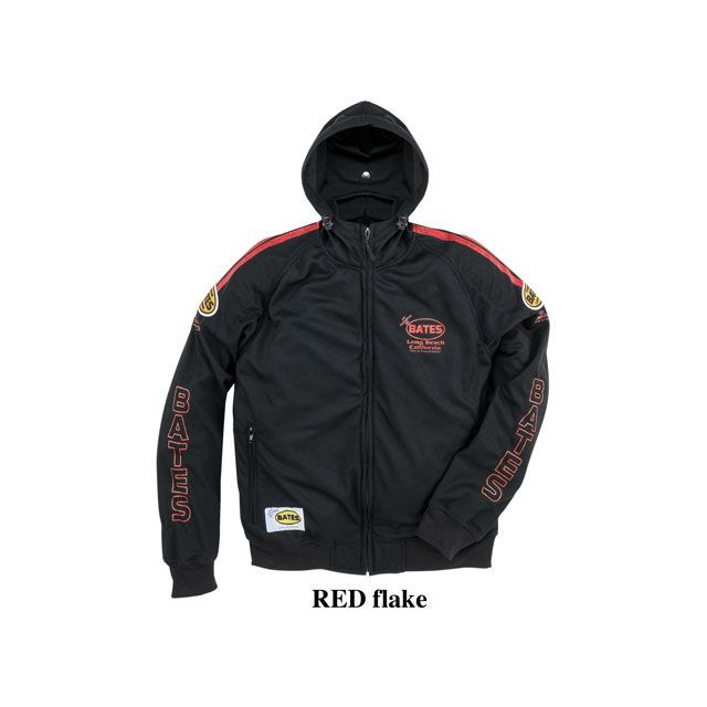 ベイツ BJCT-022P クールテックスメッシュパーカー（レッドフレーク） サイズ XXL BATES