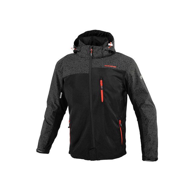 コミネ 2023春夏モデル JK-1143 プロテクトメッシュパーカｰテン（HR ブラック） サイズ M KOMINE