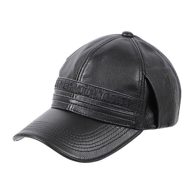 デグナー CP-26 サングラスホルダー付きレザーキャップ（ブラック） DEGNER