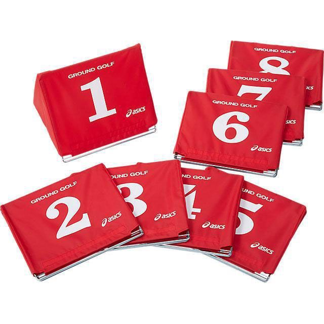 アシックス 3283A027 大型スタート表示板セット（レッド） サイズ ・0916 ASICS