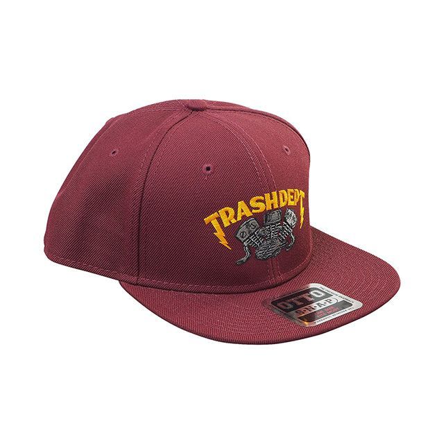 トラッシュデポ オリジナルキャップ（バーガンディー） TRASHDEPT
