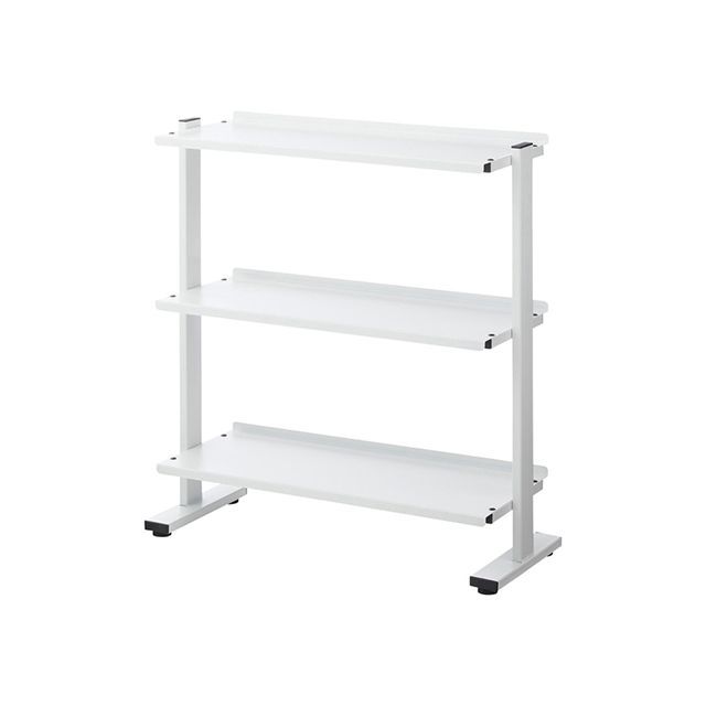 【メーカー直送】東谷 DIS-73WH 2WAYラック3D（ホワイト） Azumaya